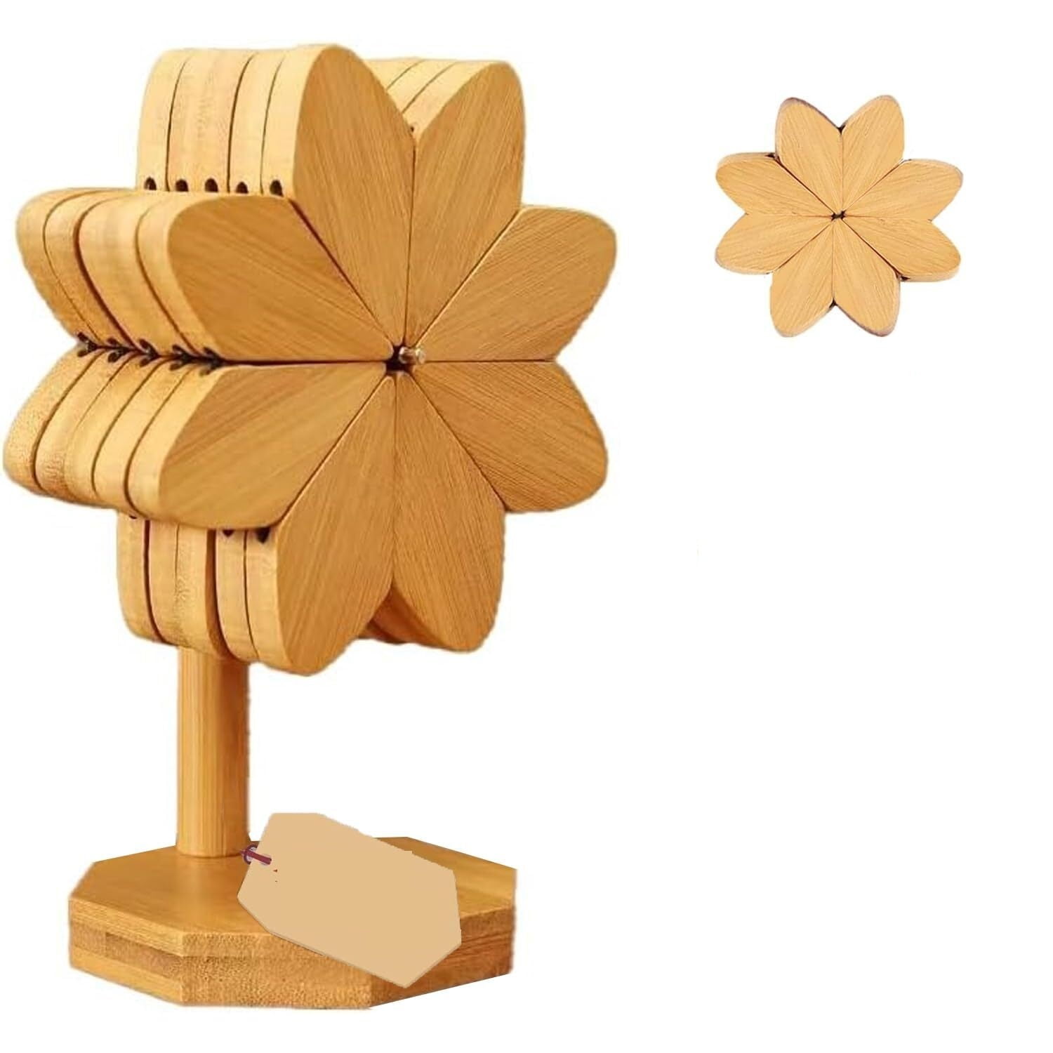 Wooden Trivets for Hot Dishes, Windmill Shape Trivet Set,Trivets for ...