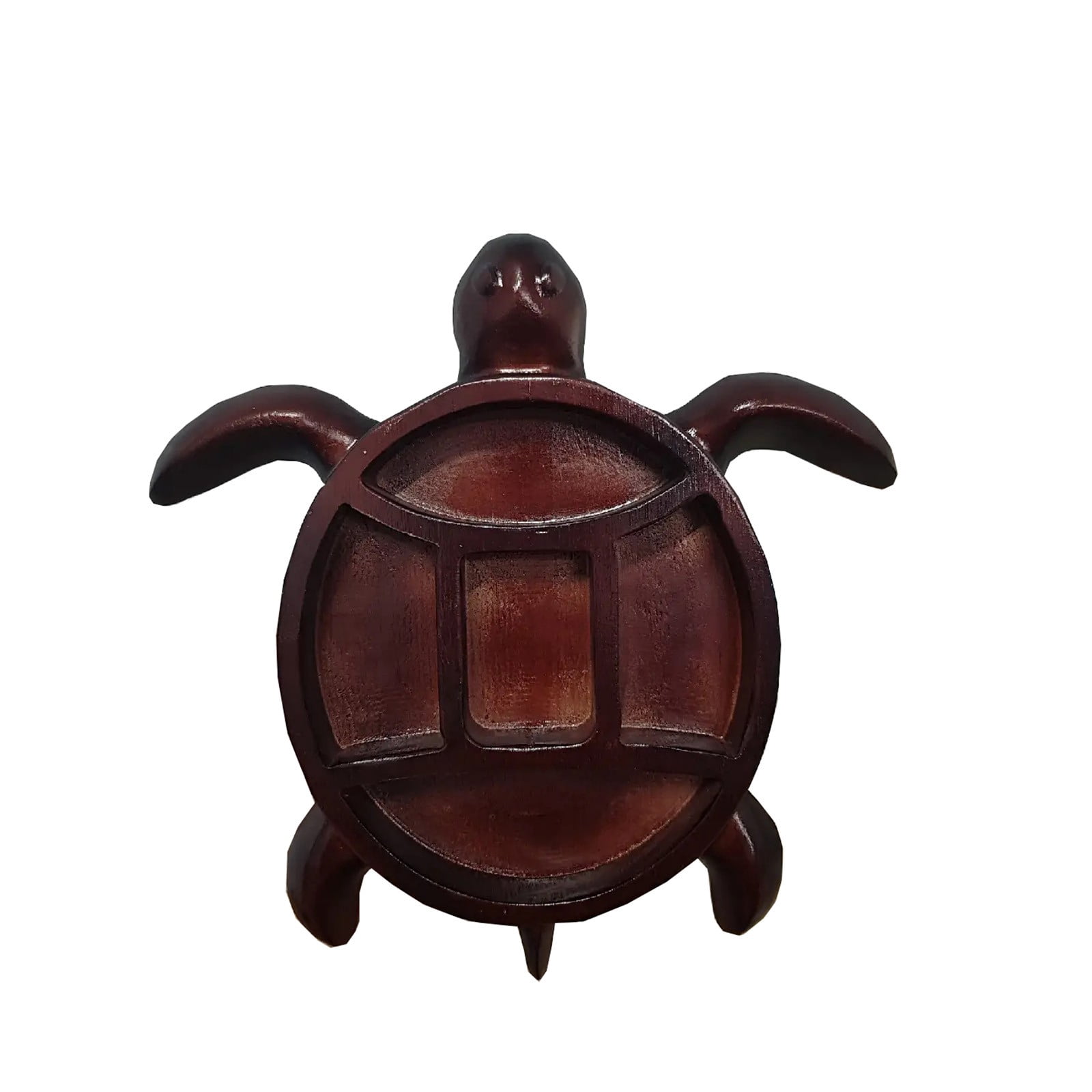 Wooden Turtle Shaped Snack Serving Tray, Unique Sectional Cheese Board ...