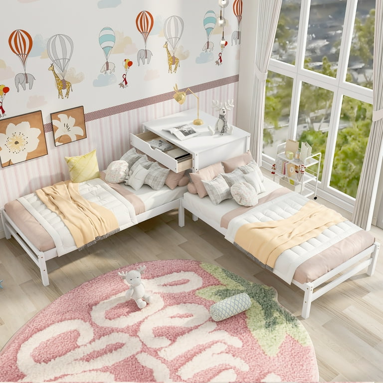 Twin corner platform bed store