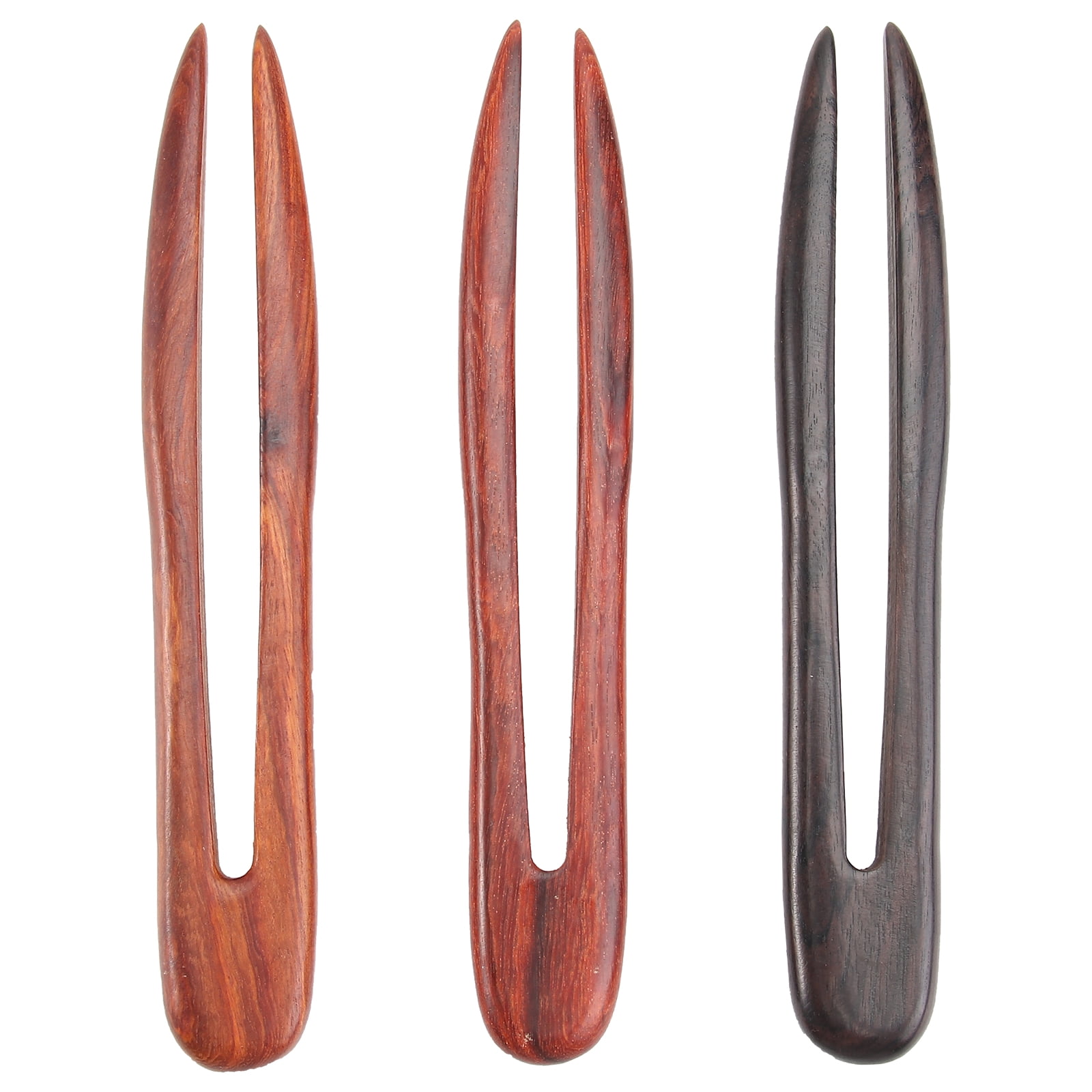 Wooden U Shaped Hairpin for Women Assorted Color Natural Fragrance ...