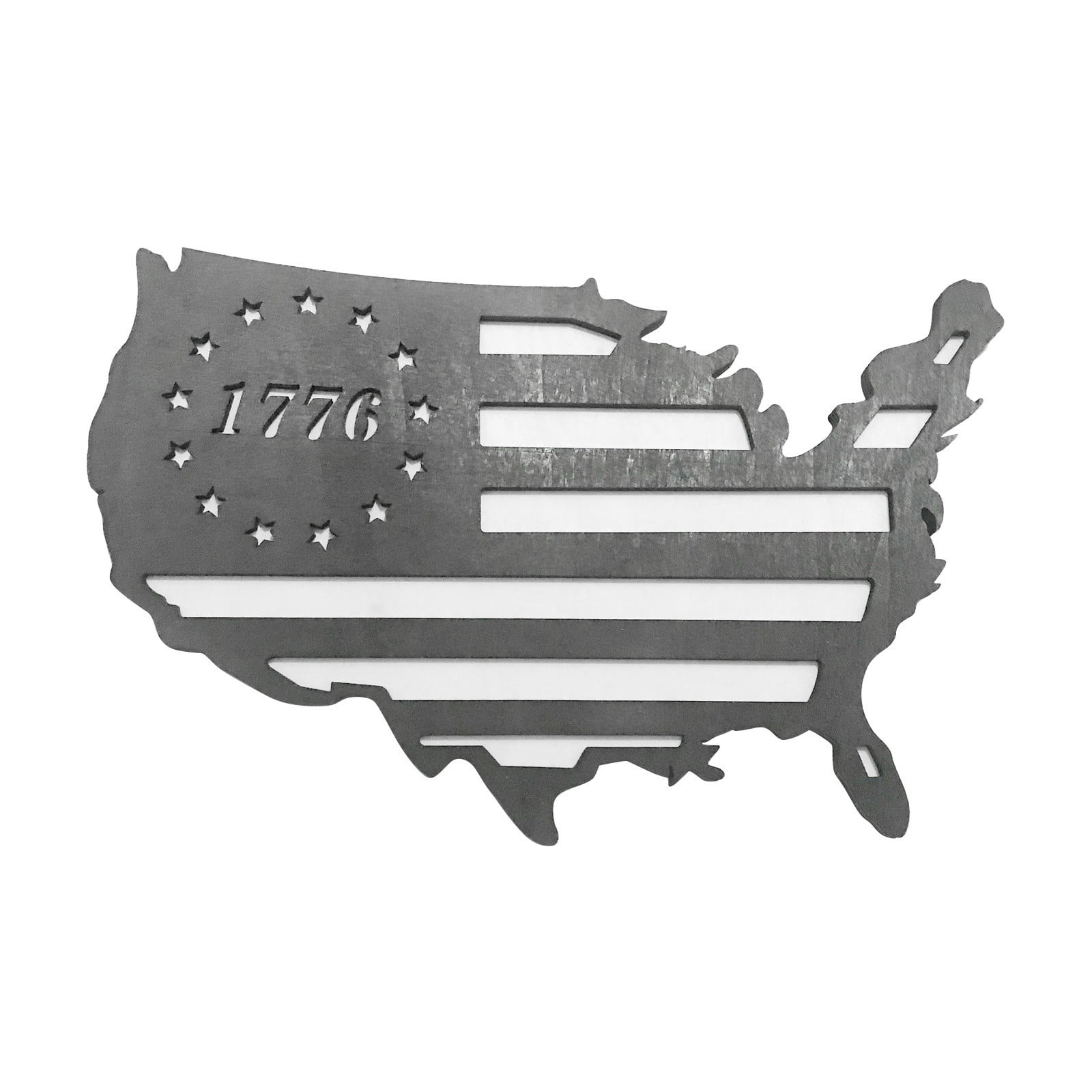 Wooden USA Map Wall Art Wood United States Map US Map for Travel Gifts ...