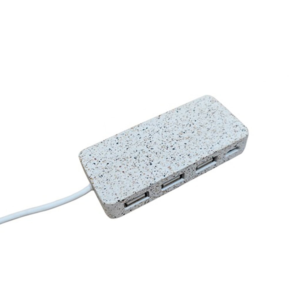 Wooden USB C/USB Splitter 3/4 Port USB Splitter Multiport Extended USB ...