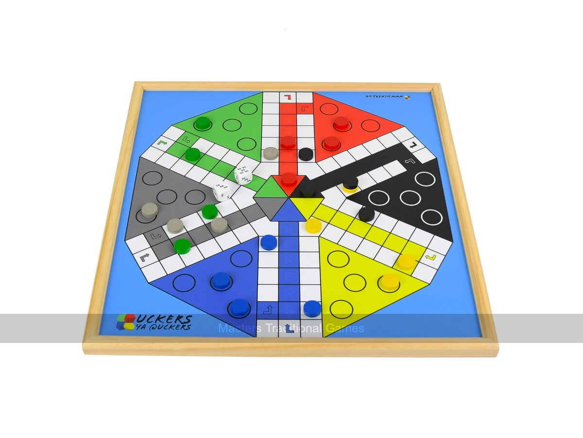 Wooden Uckers Game - Six Player Standard Edition - Walmart.com