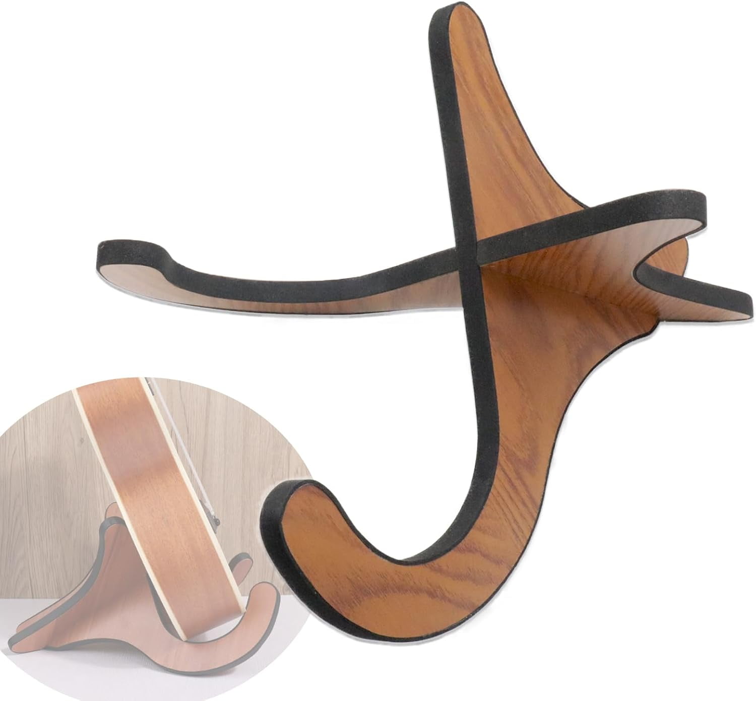 Wooden Ukulele Stand Holder, Portable Ukulele Stand Floor, Folding ...