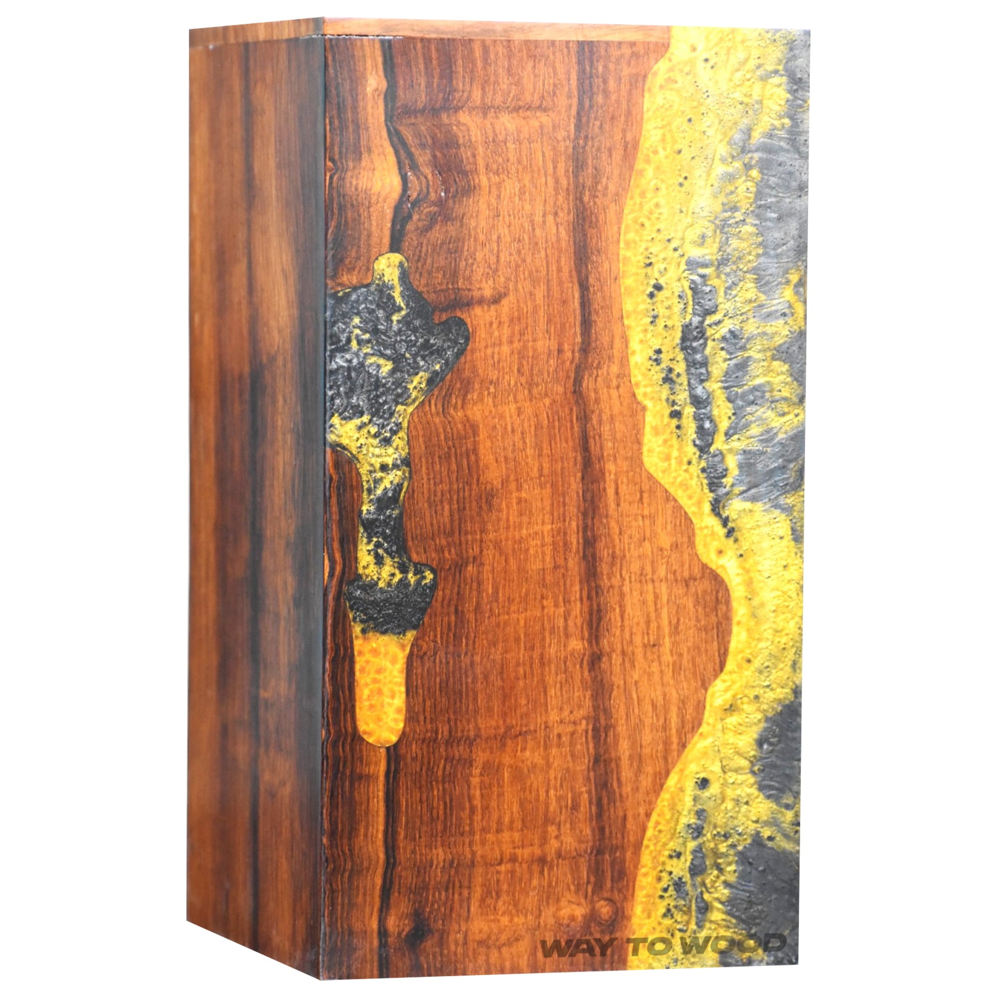 Wooden Urn Box for Human Ashes - Memorial Urn for Adult Male/Female ...