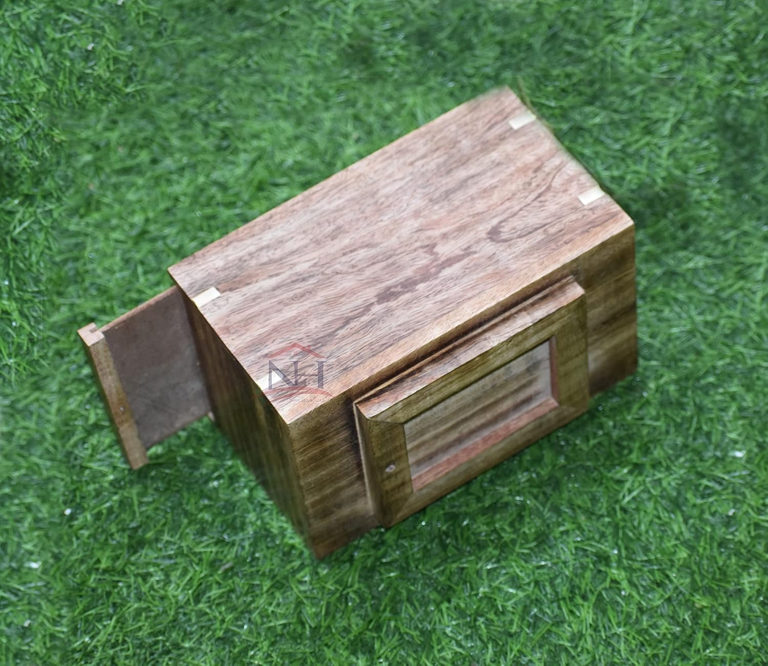 Wooden Urn Box with Photo Frame - Ashes Keepsake Urns – Cremation Urns ...
