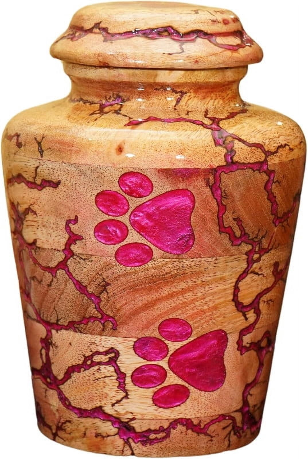 Wooden Urn for Pet Ashes Urn for Dog urn for cat Cremation Pets Memory ...