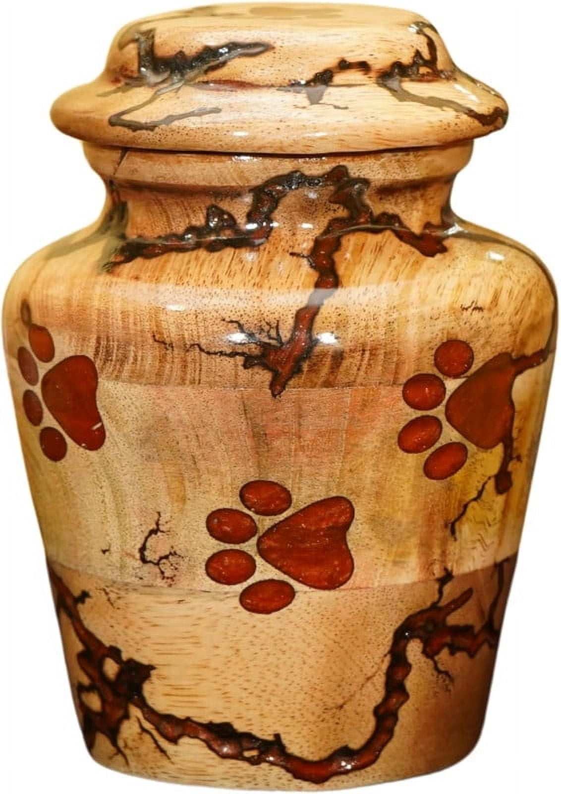 Wooden Urn for Pet Ashes Urn for Dog urn for cat Cremation Pets Memory ...