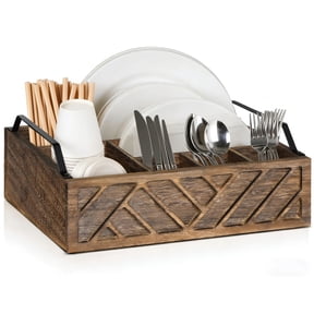 Shop Versatile Paper Plate and Utensil Caddies for Your Kitchen