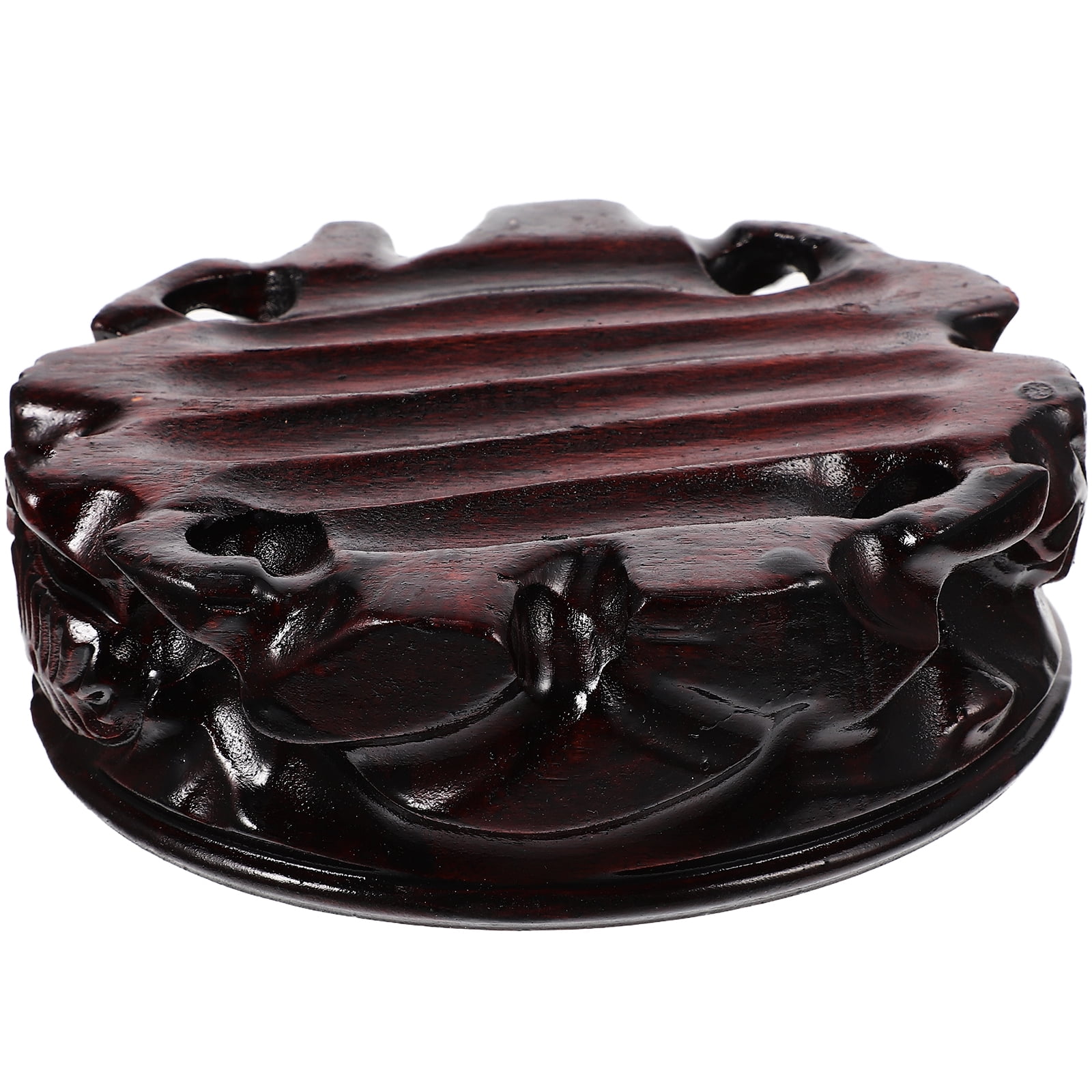 Wooden Vase Base Home Decor Wooden Tray Round Vases for Centerpieces ...