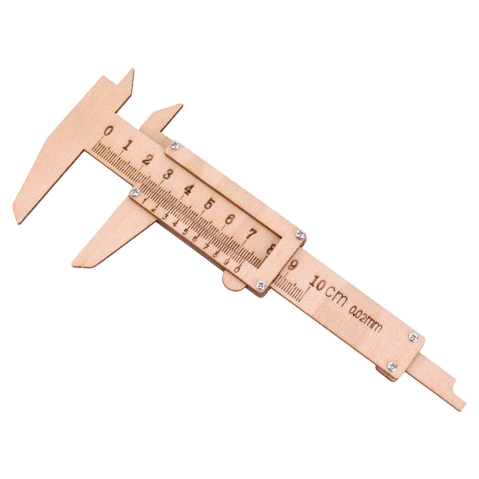 Wooden Vernier Caliper Pocket Handy Caliper Measuring 3D DIY Mini Tool ...