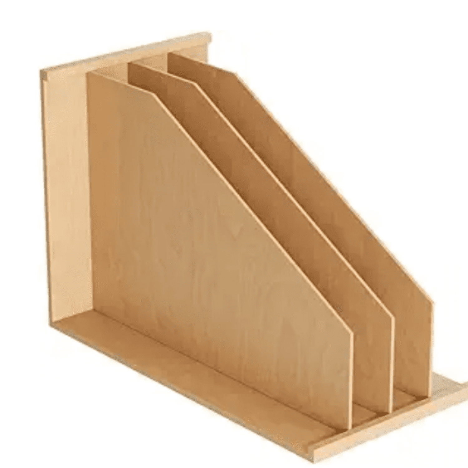 Wooden Vertical Tray Divider Organizer for Base 15" Cabinets - Kitchen ...