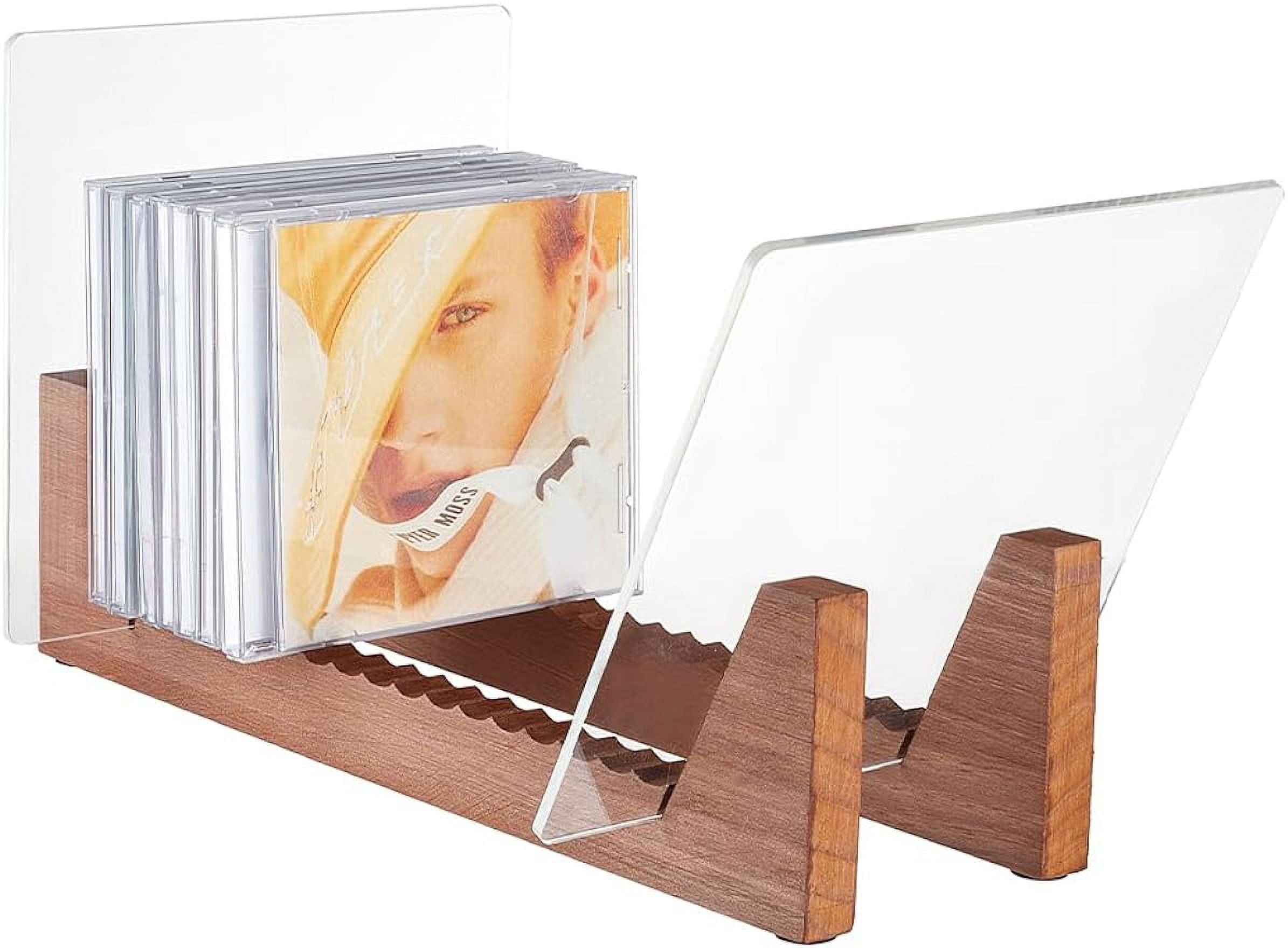 Wooden Vinyl Record Storage Holder Rack Modern Design Music Album ...