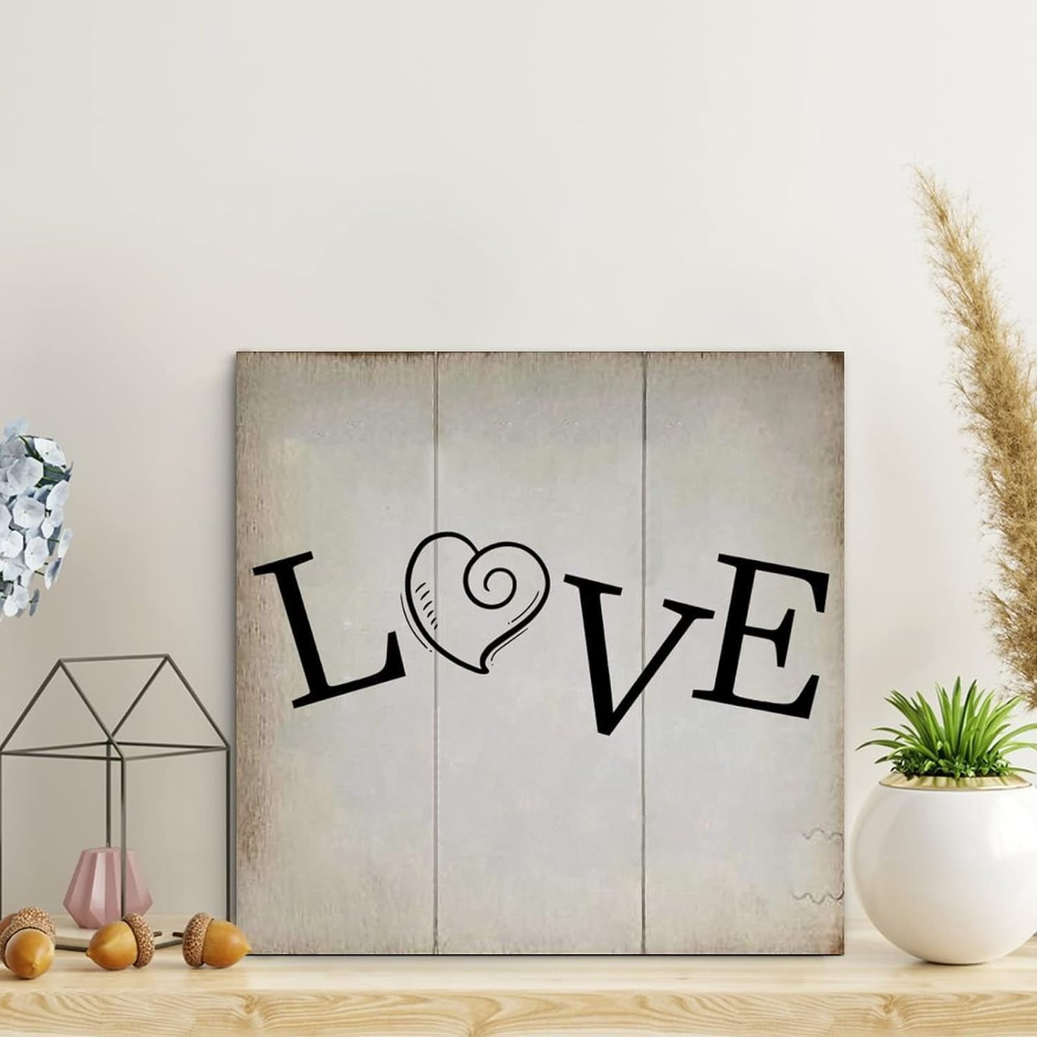 Wooden Wall Hanger With Inspirational Quotes Love Wooden Signs ...