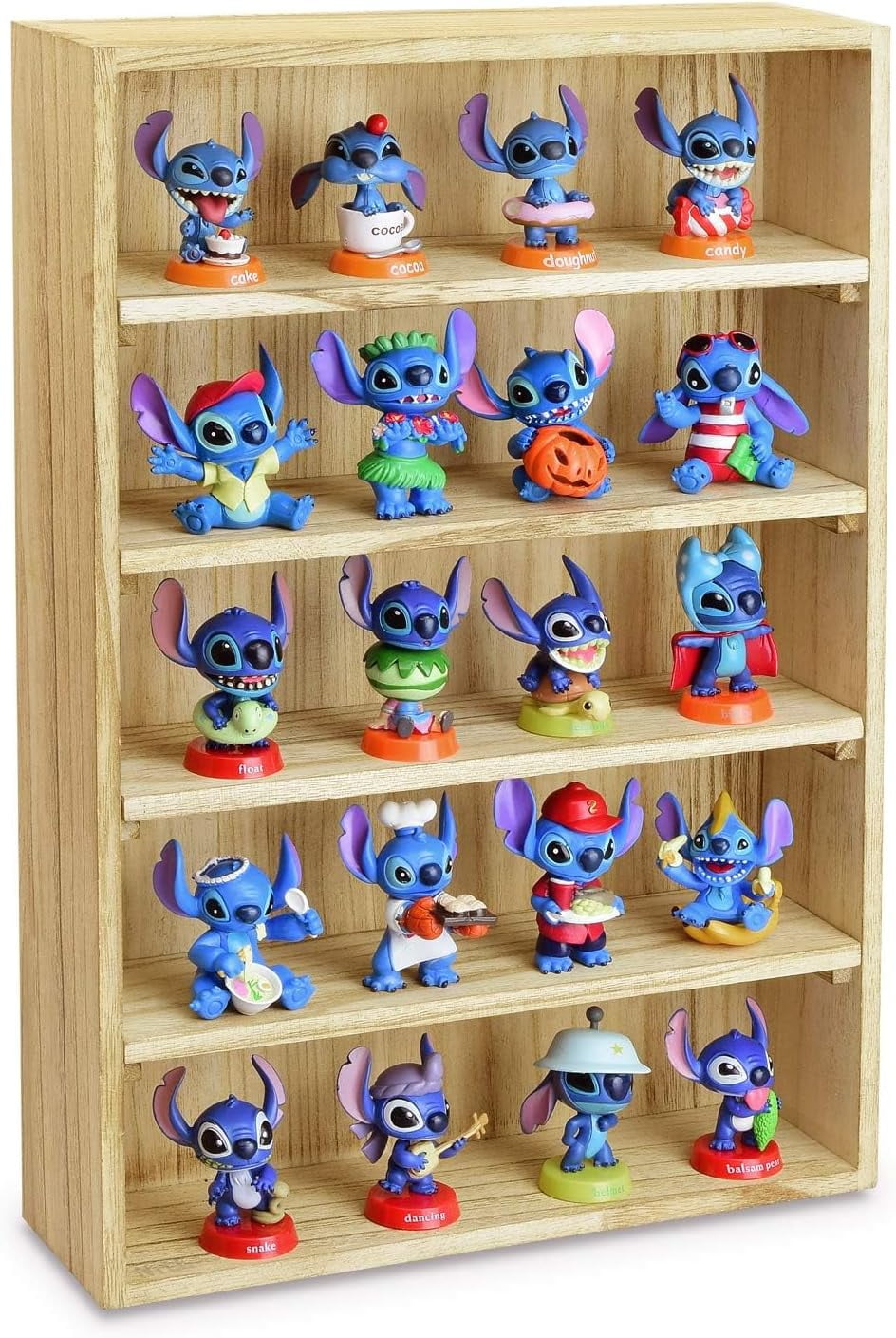 Wooden Wall-Mounted Display Shelves Rack for Collectibles-Figures,Shot ...