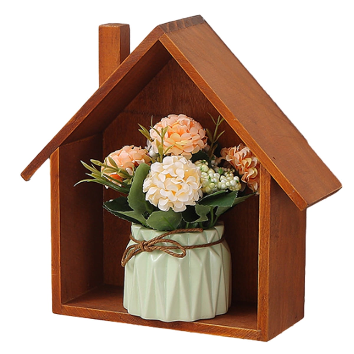 Wooden Wall Mounted Storage Shelves,House Decorative Wall Storage Racks ...