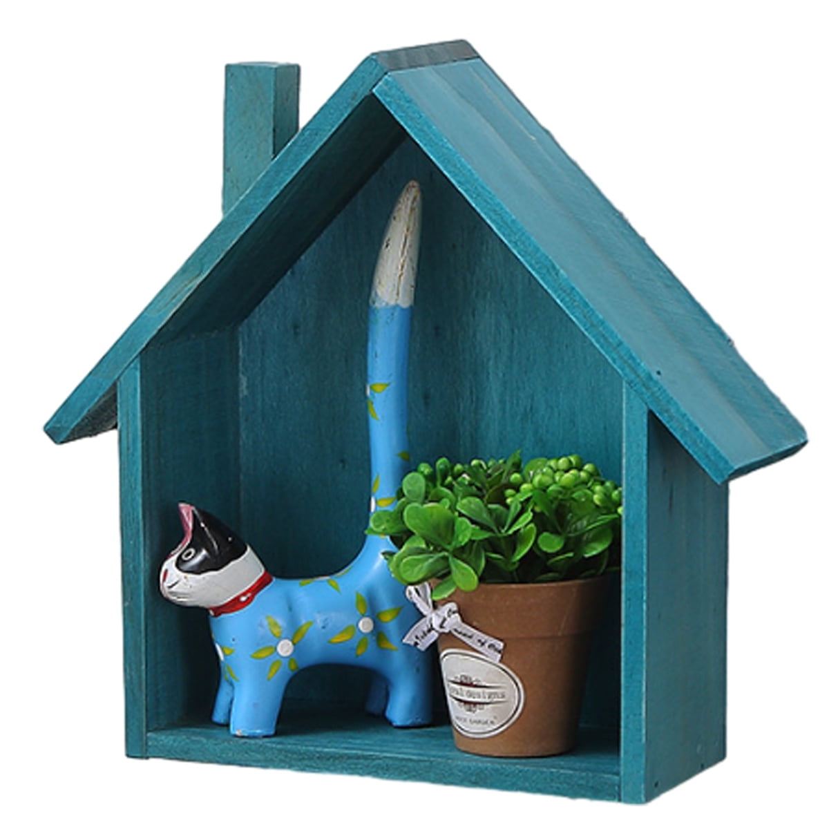 Wooden Wall Mounted Storage Shelves,House Decorative Wall Storage Racks ...