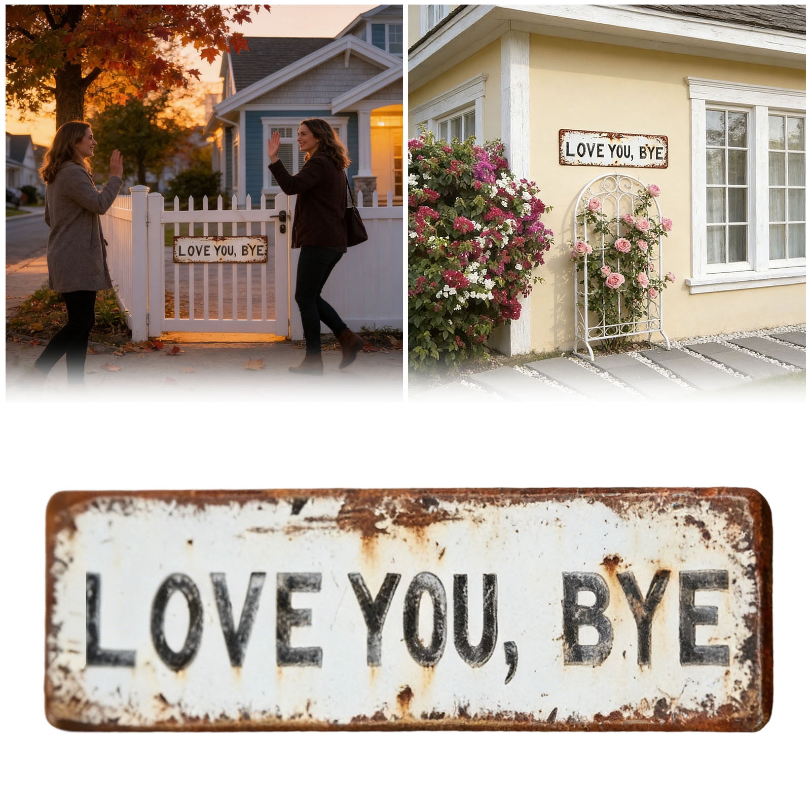 Wooden Wall Plaque Door Hanging Number Sign for Porch Home Entryway ...