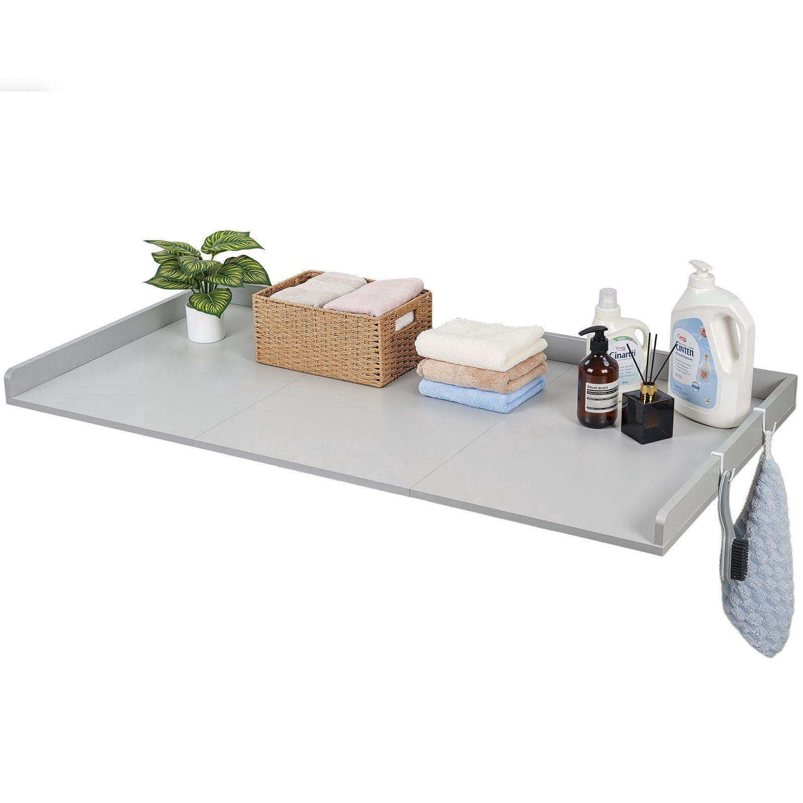 Wooden Washer Dryer Countertop Topper 54x27.5 Inches Water Resistant ...