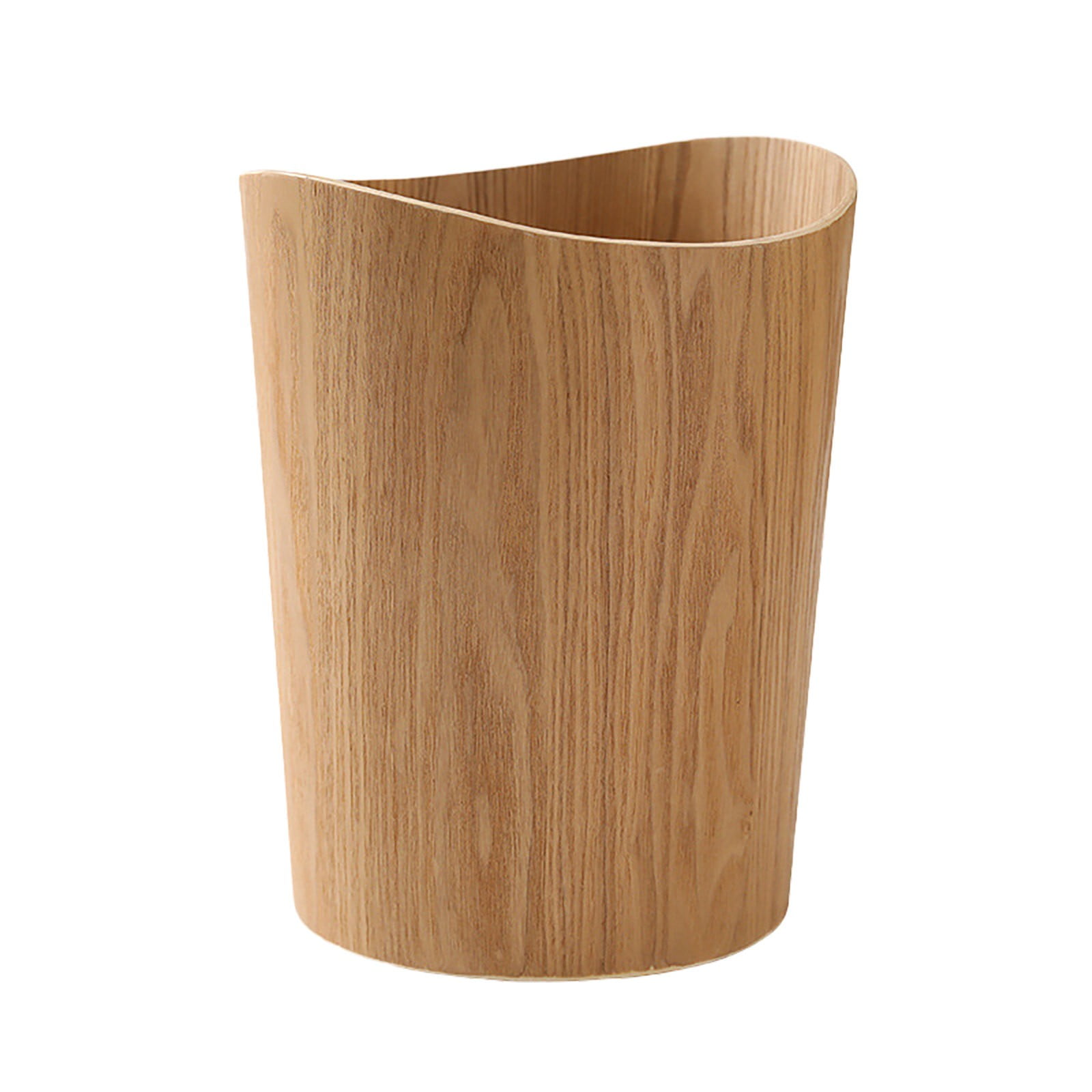 Wooden Waste Bin No Cover Household Bedroom Living Room Office Bathroom ...