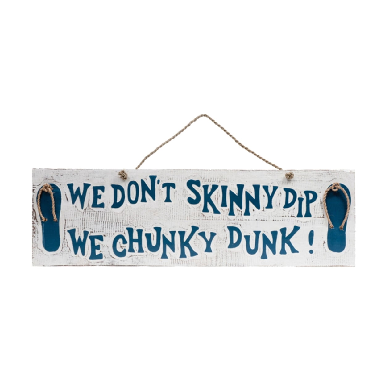 Wooden We Don't Skinny Dip We Chunky Dunk Pool Wall Hanging Sign ...