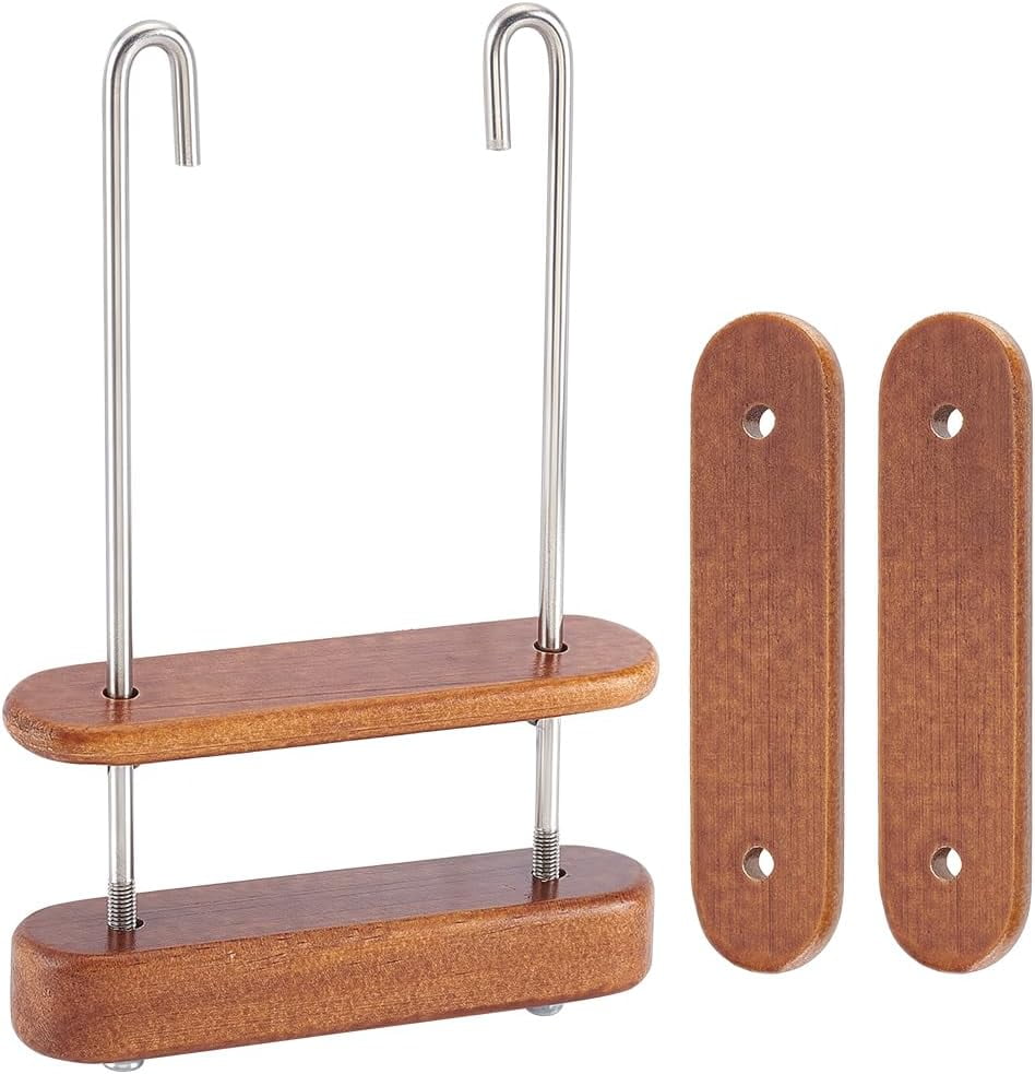 Wooden Weaving Clamp Backstrap Weaving Horse Bar Waist Belt Weaving ...