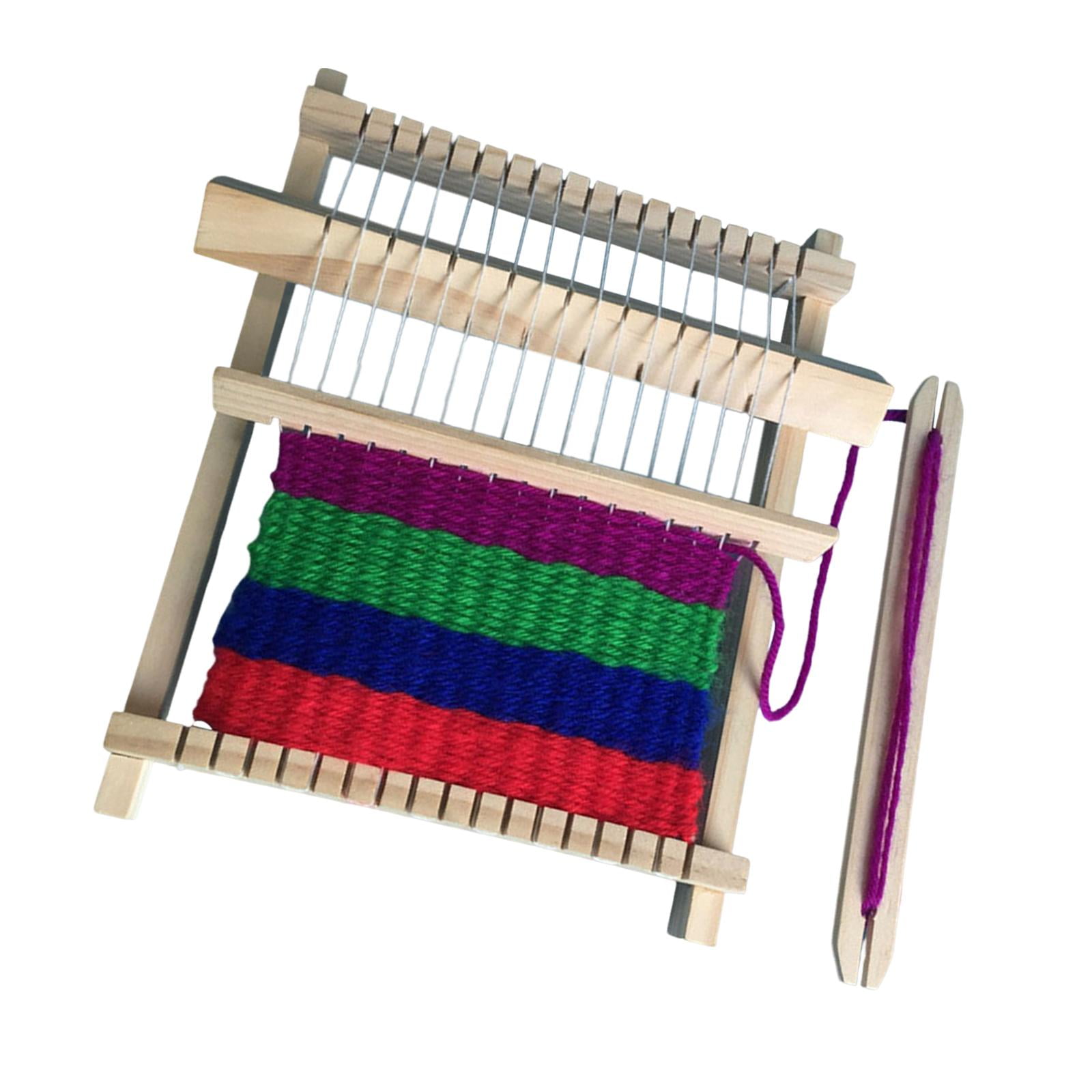 Wooden Weaving Loom Hand Knitted with Accs DIY Creative Craft Yarn ...