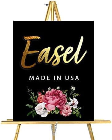 Wooden Wedding Easel for Welcome Sign, Floor Standing Easel Stand for ...