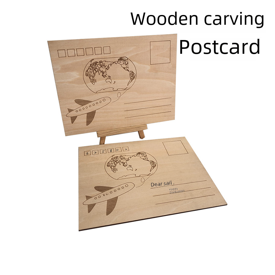 Wooden Wedding Postcard Invitation Business Event Wooden Invitation ...