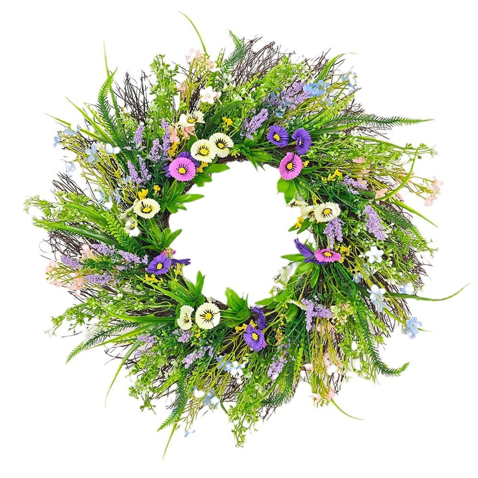 Wooden Welcome Plaque, Casaio Spring Wreaths For Front Door Welcomes ...