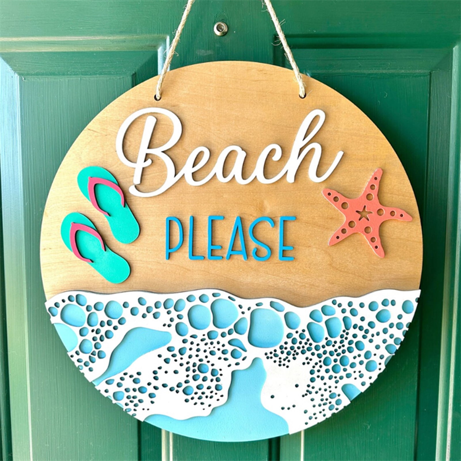 Wooden Welcome Sign Hanging Wall Welcome Sign Board for Beach Boat ...
