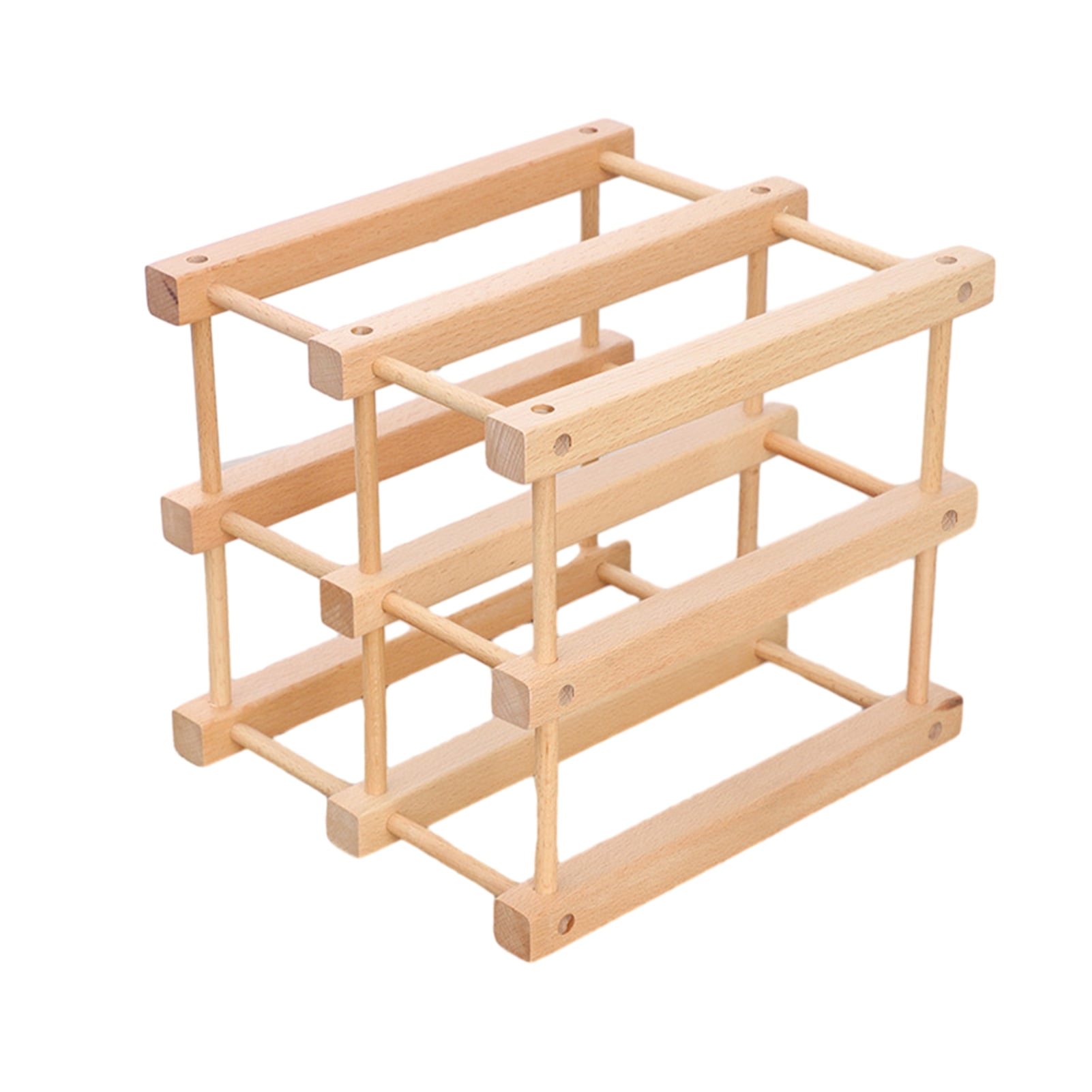 Wooden Wine Rack Stackable Modular Wine Storage Racks DIY Assembly Wine ...