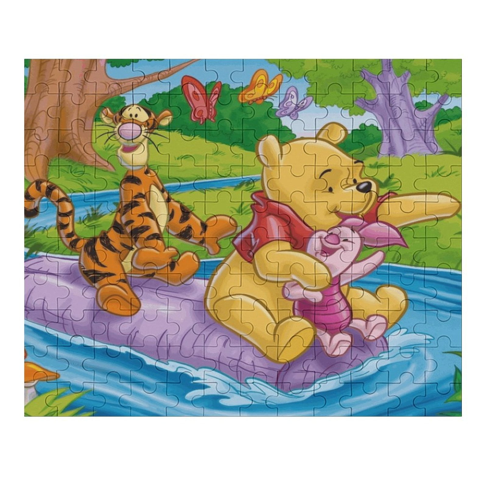 Wooden Winnie The Pooh Pattern Puzzle, Cartoon Puzzle, Containing 120 ...