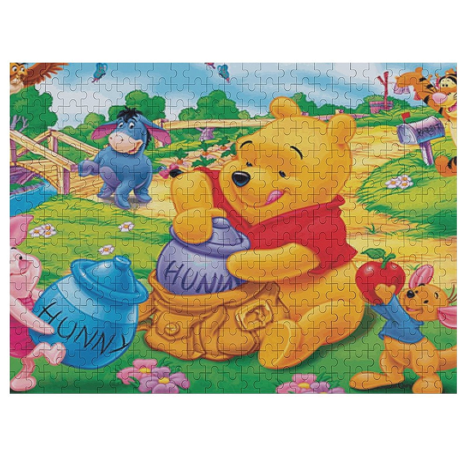 Wooden Winnie The Pooh Pattern Puzzle, Cartoon Puzzle, Containing 500 ...