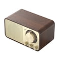 Wooden Wireless BT5.0 Speaker Retro Classic Soundbox Super Bass ...