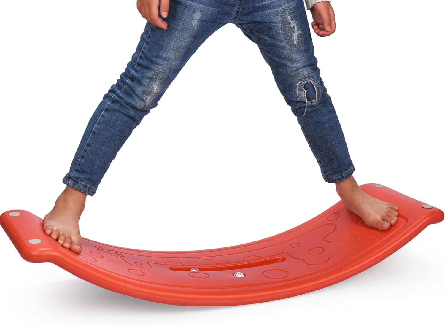 Wooden Wobble Balance Board - For Kids, Toddlers, and Children to ...