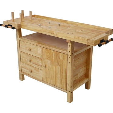 Seville UltraHD Rolling Workbench, Heavy Duty, 1-Door, 4-Drawer, Solid ...