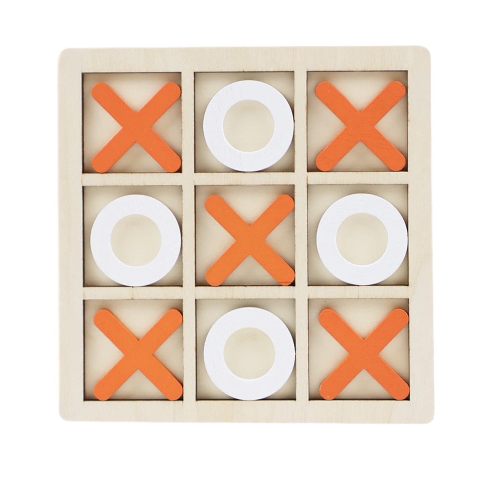 Wooden XO Board Game Two-Player Battle Toddlers Logical Thinking ...