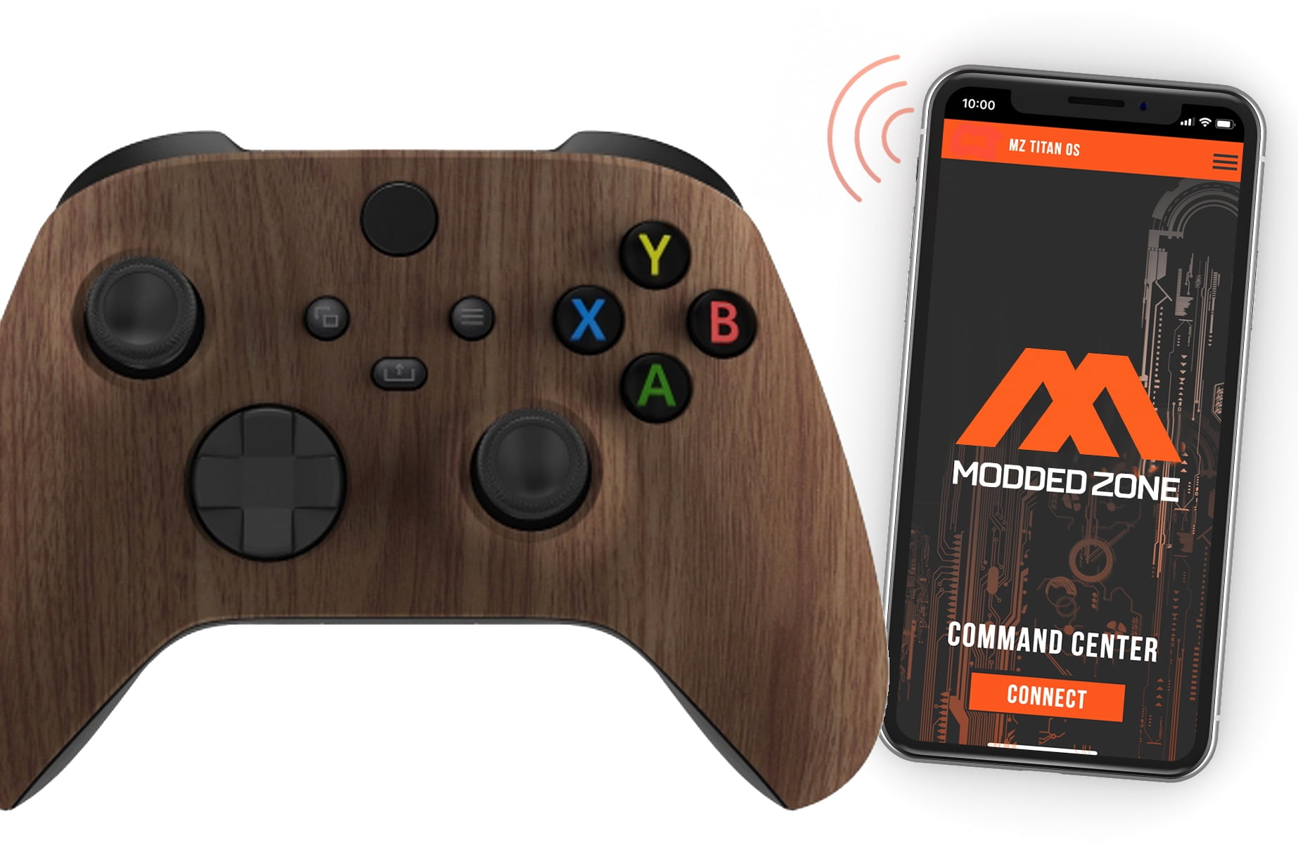 "Wooden" Xbox One X SMART Custom Rapid Fire Modded Controller.FPS mods ...