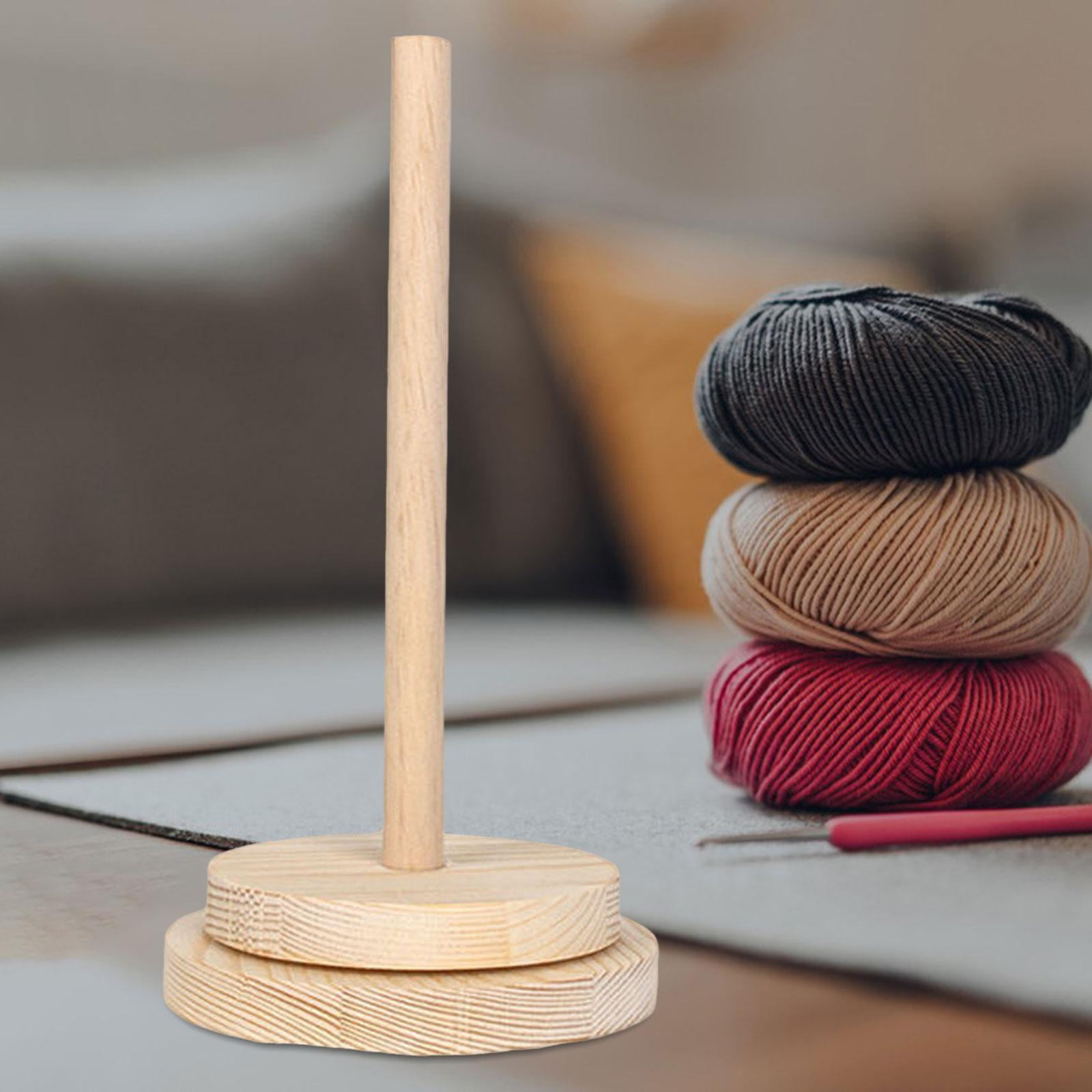 Wooden Yarn Ball Holder, Yarn Storage Organizer Handcrafted Yarn ...
