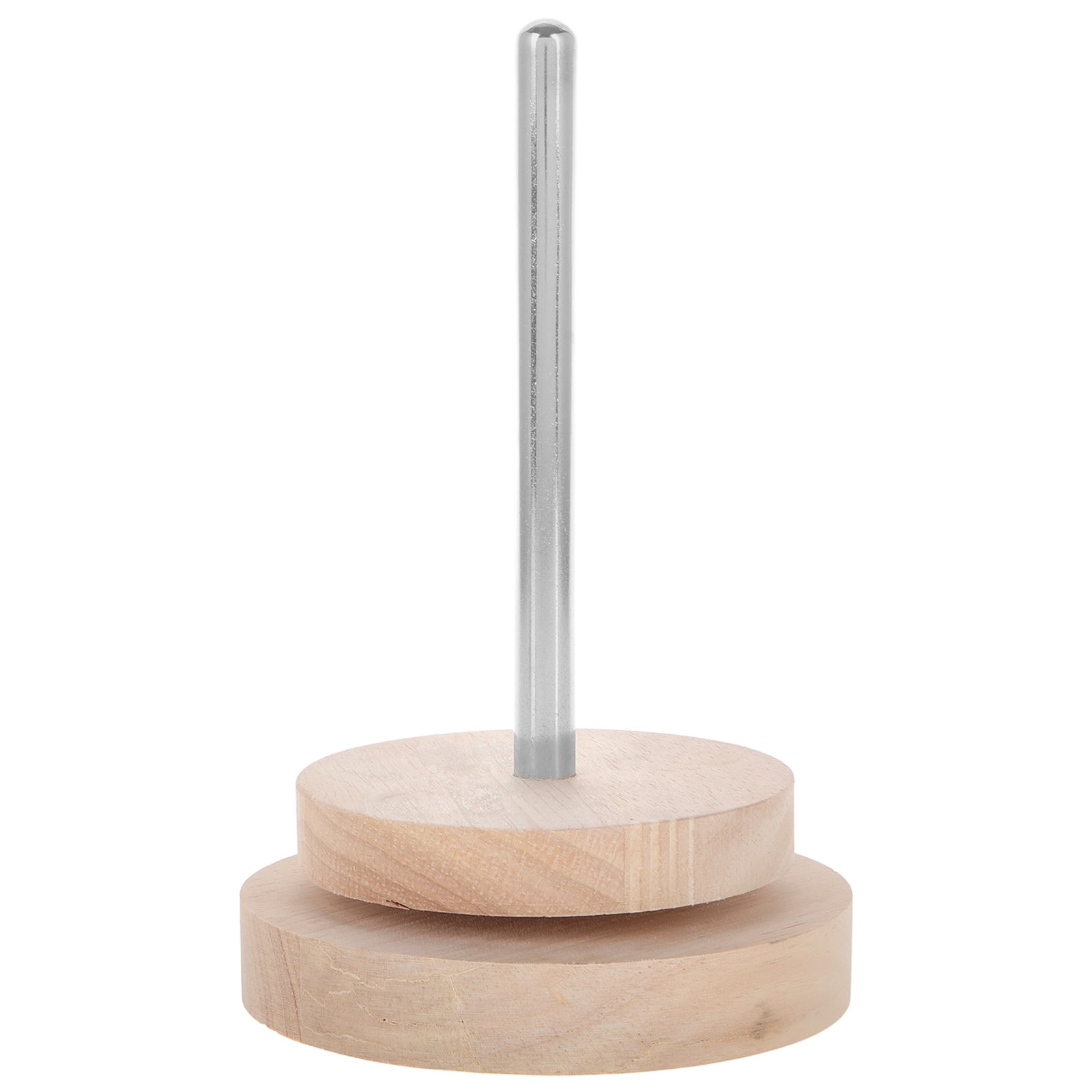 Wooden Yarn Spindle Dispenser for Crocheting and Knitting Beige ...
