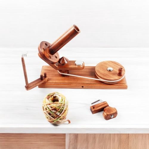 Wooden Yarn Winder & Tabletop Swift Combo, Jumbo Yarn Winder and Swift ...