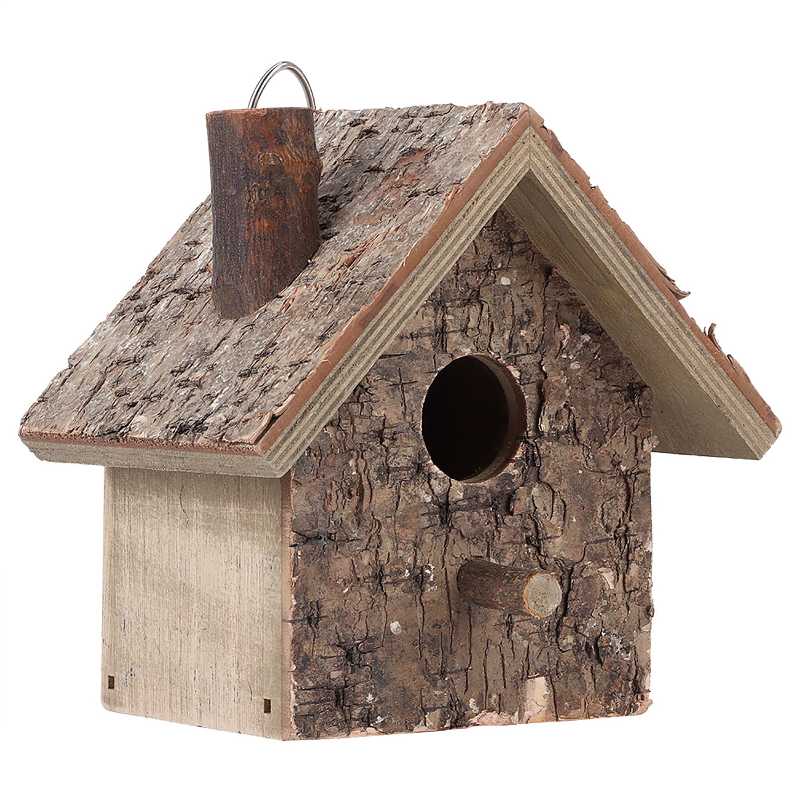 Wooden bird House, Bird House with Predator Guard, Nesting Box ...