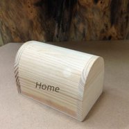 On the Surface Wood Rectangle Recipe Box with Recipe Cards, Paint Your ...