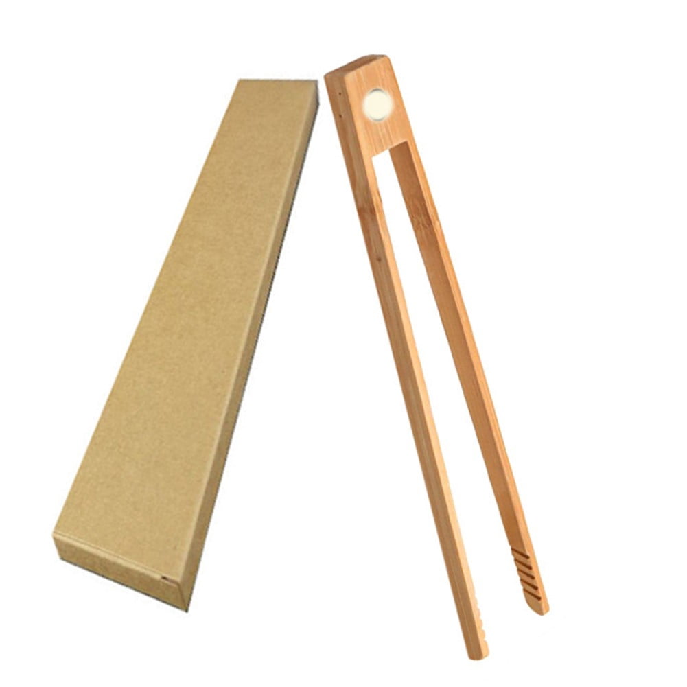 Wooden food clip with magnet for adsorbing magnetic bread clip ...