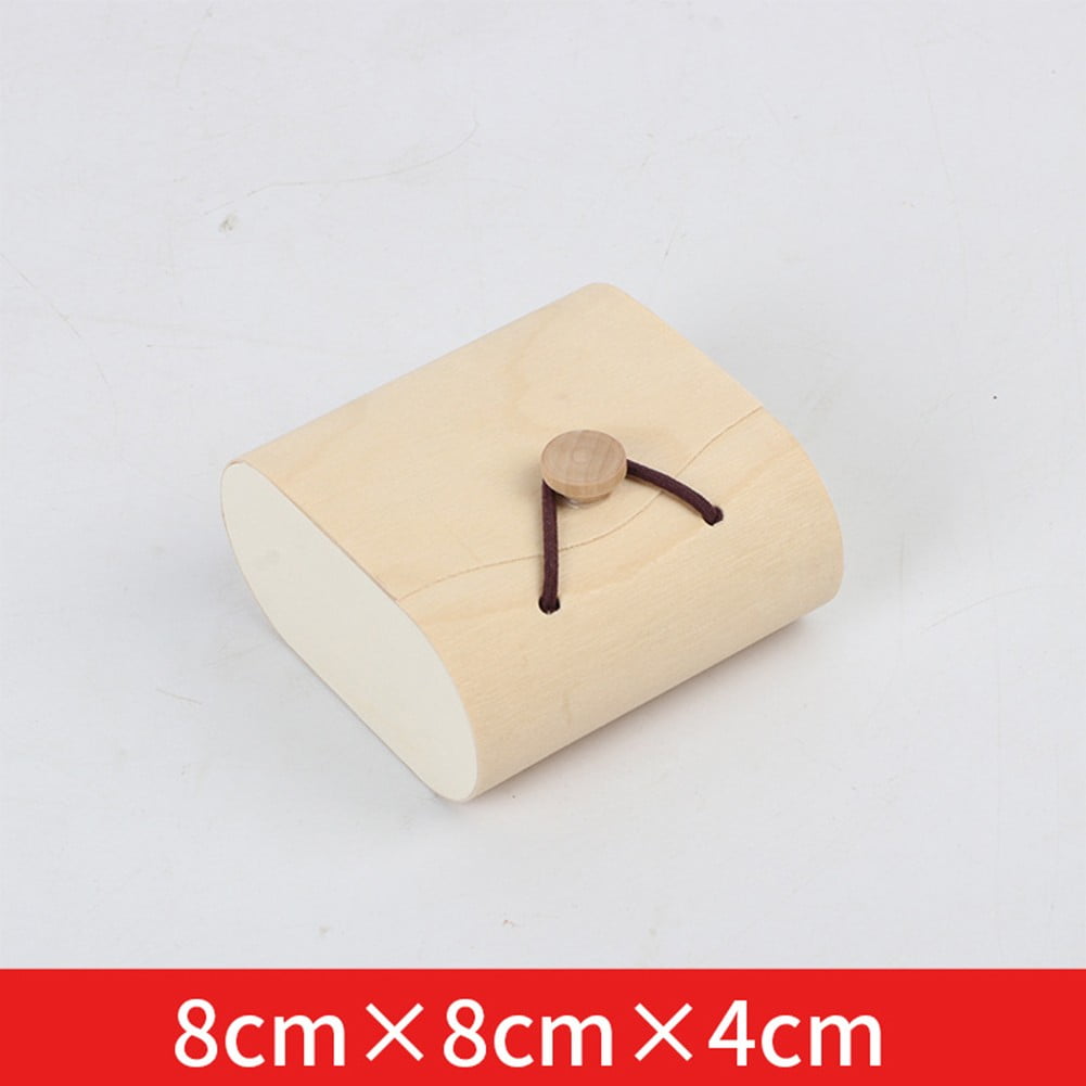 Wooden storage boxes Ring Boxes Jewelry Organizer Craft Boxes Curved ...