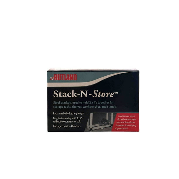 Woodeze 5RU-30360 Stack-N-Store Log Rack Brackets - Walmart Business ...