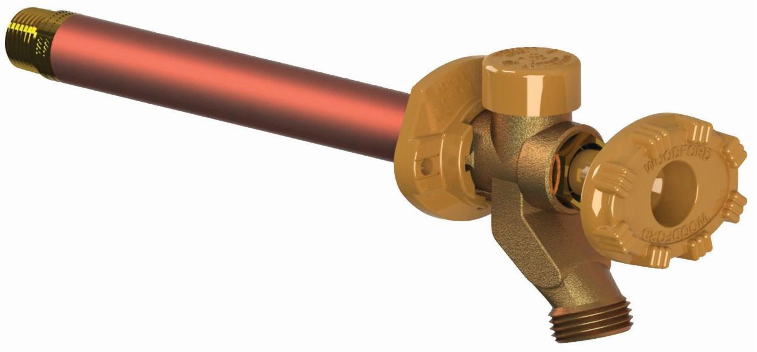 Woodford Model 19 1/2 in. MPT Sweat Anti-Siphon Brass Freezeless Wall ...
