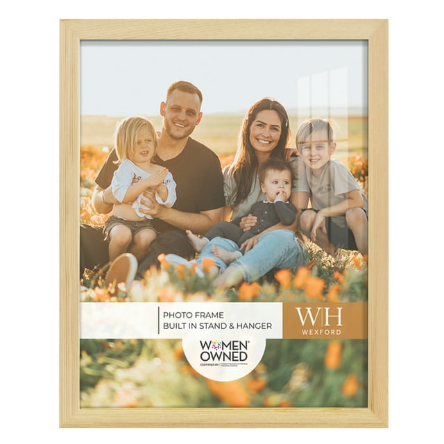 Woodgrain 11 in. x 14 in. Natural Wood Picture Frame - Walmart.com