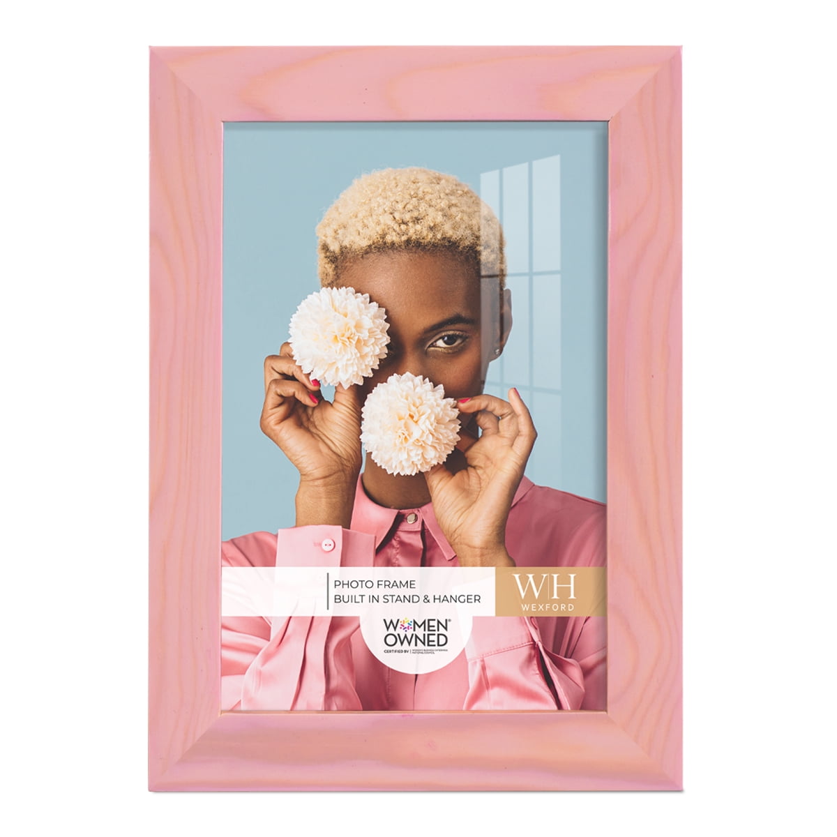 Woodgrain 5 in. x 7 in. Sunset Pink Picture Frame - Walmart.com